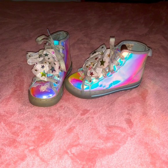 JoJo Siwa | Shoes | Jojo Siwa Iridescent High Top Shoes | Poshmark